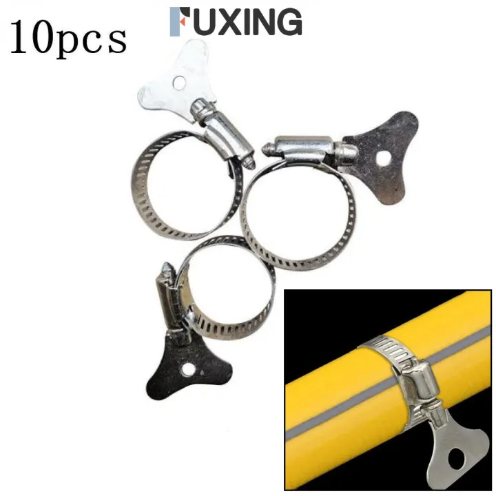 FUXING Corrosion Resistant Jubilee Clips for Water Pipes and Cables 10 ...