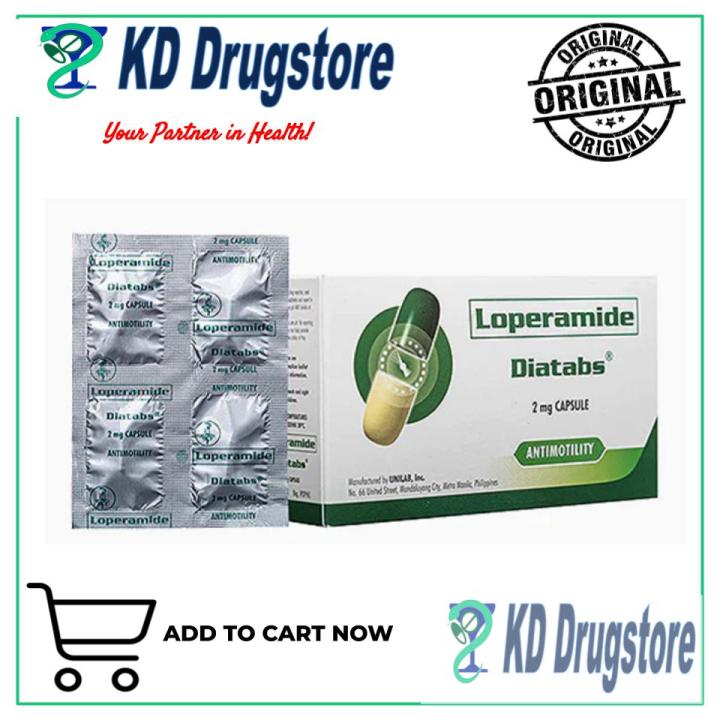 DIATABS LOPERAMIDE CAPSULE 4PCS | Lazada PH