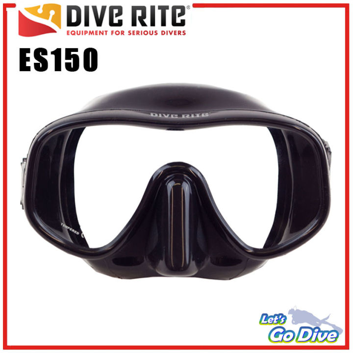 DIVE RITE - ES150 Mask - หน้ากากดำน้ำ มุมมองกว้าง | Lazada.co.th
