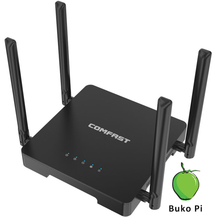 COMFAST CF-N5 AC1200 High Speed 1200Mbps WiFi Router (Dual Band Gigabit ...