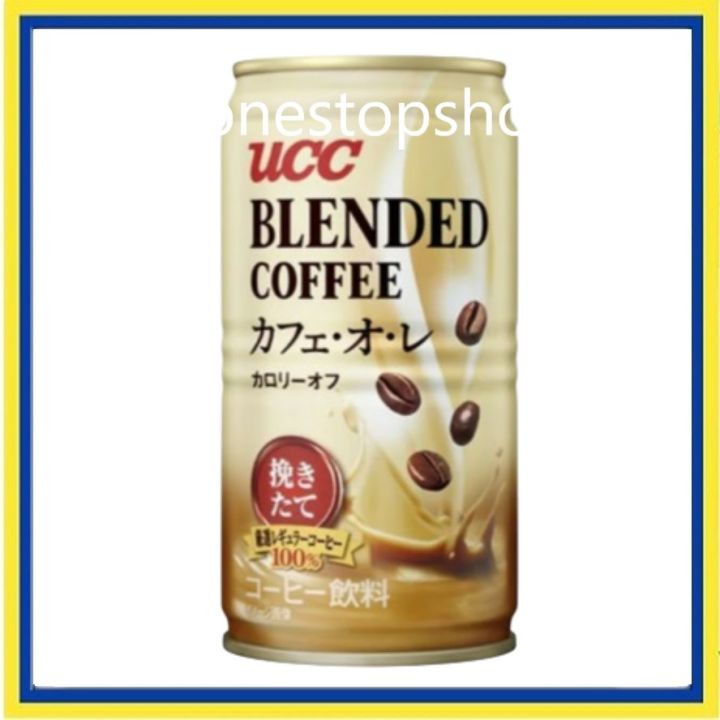 UCC Blended Coffee Cafe au Lait Calorie-Free 185g | Lazada PH