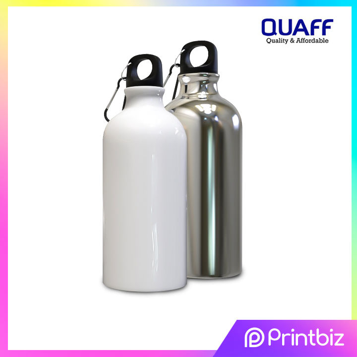 QUAFF Sublimation Sports Jug 500ML (WHITE & SILVER) | Lazada PH