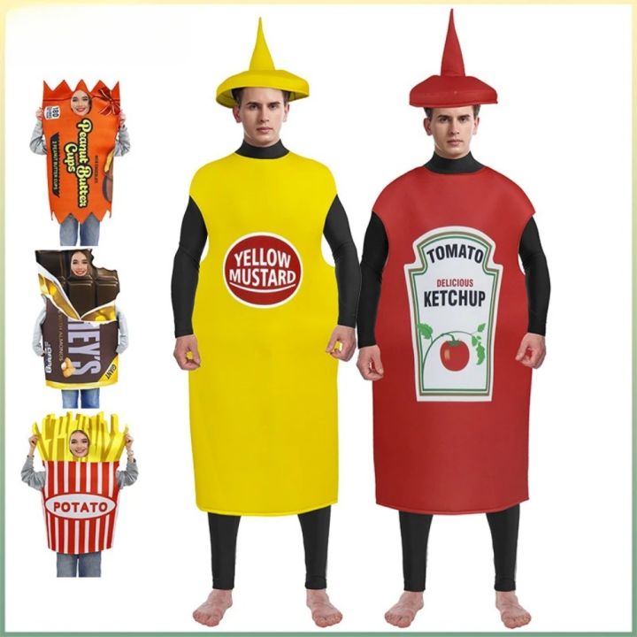 Fun Food Party Cosplay Costume Unisex Adult Carnival Stage Performance ...