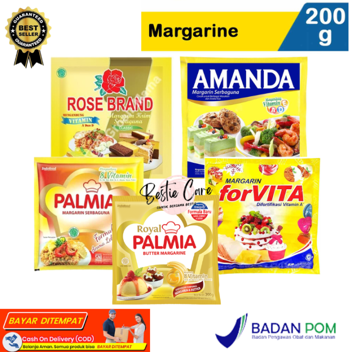 Margarin Rose Brand Forvita Amanda Palmia Royal Butter 200 gram ...