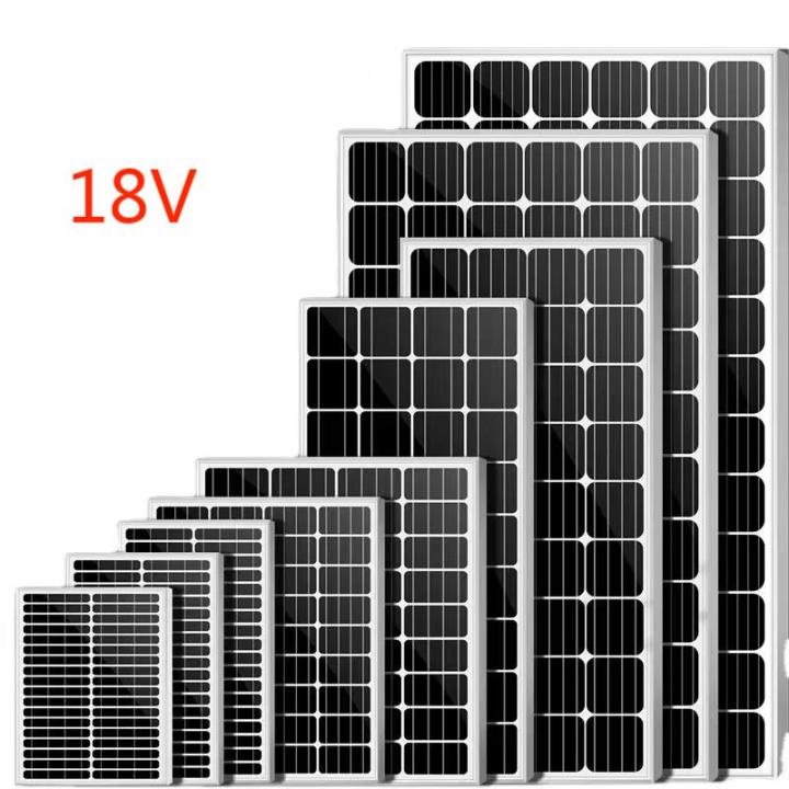 แผงโซล่าเซลล์ solar cell 18v สำหรับชาร์จแบตเตอรี่ แผงโซร่าเซลล์ Solar ...