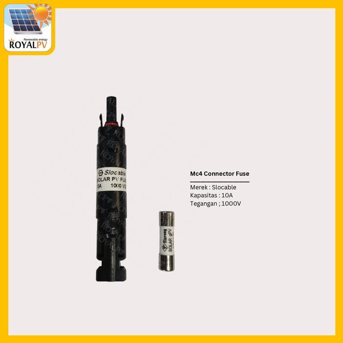 MC4 FUSE CONNECTOR SLOCABLE KONEKTOR MC4 SOLAR PANEL SURYA - sollare ...