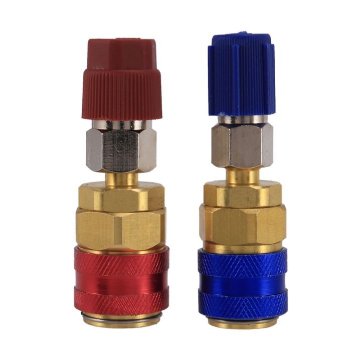 High and Low Side Expansion Adapter R134A Freon Quick Connector Adapter ...