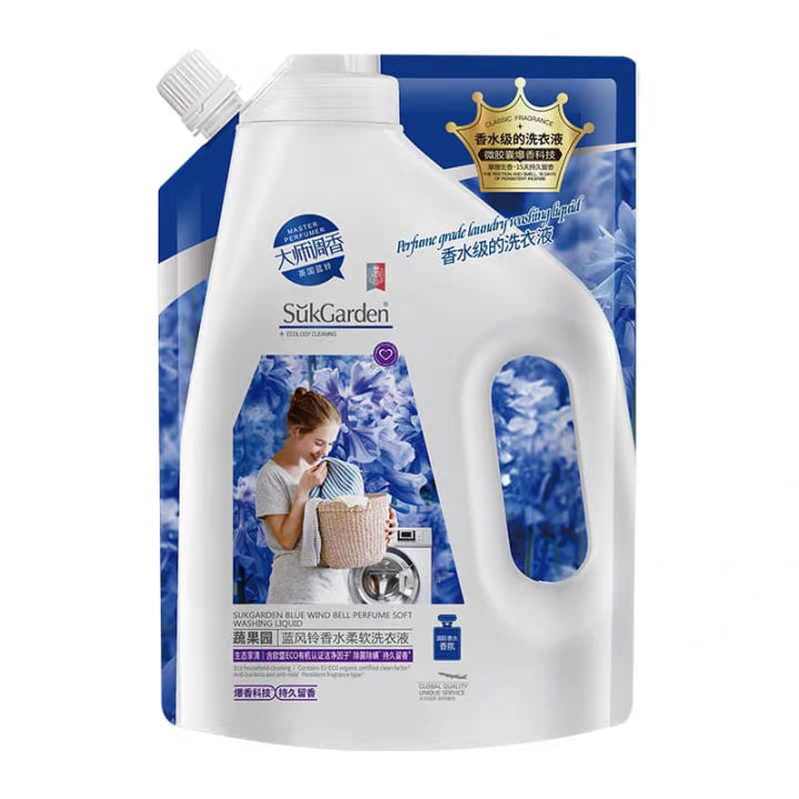 1KG SukGarden Laundry Detergent Blue Wind Chime Perfume 1KG蔬果园洗衣液蓝风铃香水 ...