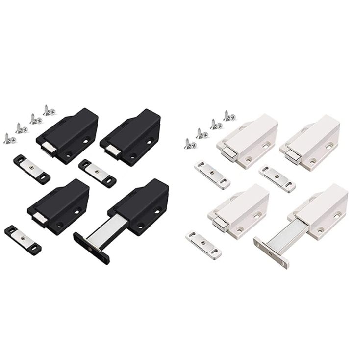 Push Latch Heavy Duty 4 Pack Push to Open Cabinet Hardware Magnetic ...