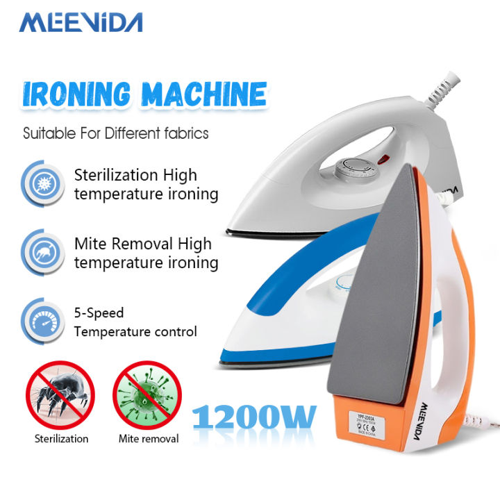 MeeVida Portable Household Steam Iron 1200W Electric iron machine ...