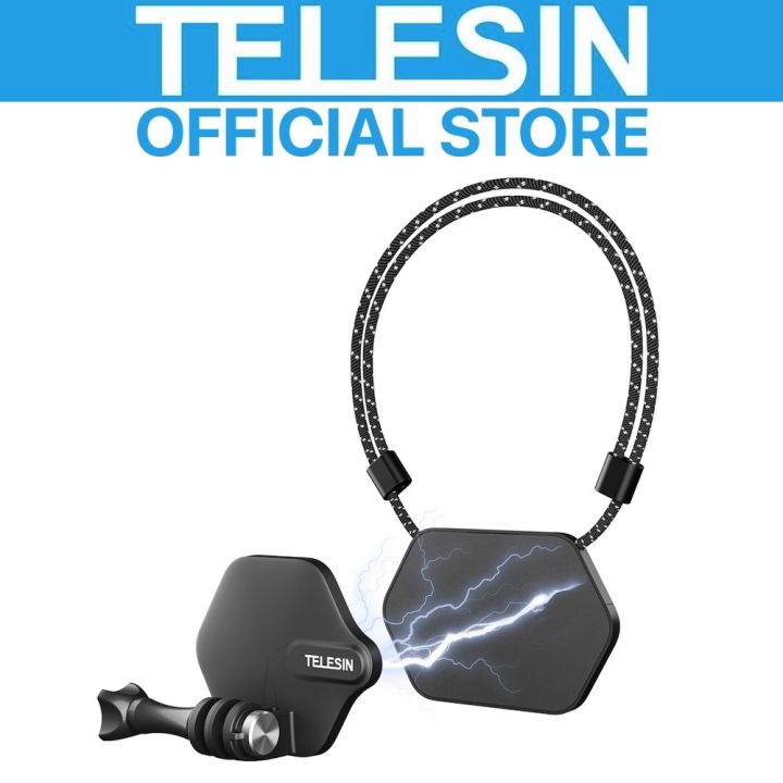 TELESIN Magnetic Pendant Lanyard Strap Chest Mount Halter Set for ...