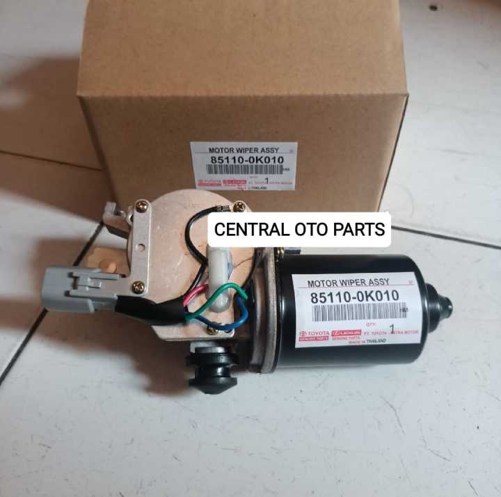 WIPER MOTOR DINAMO MOTOR WIPER KACA TOYOTA INNOVA OLD 85110-0K010 ...