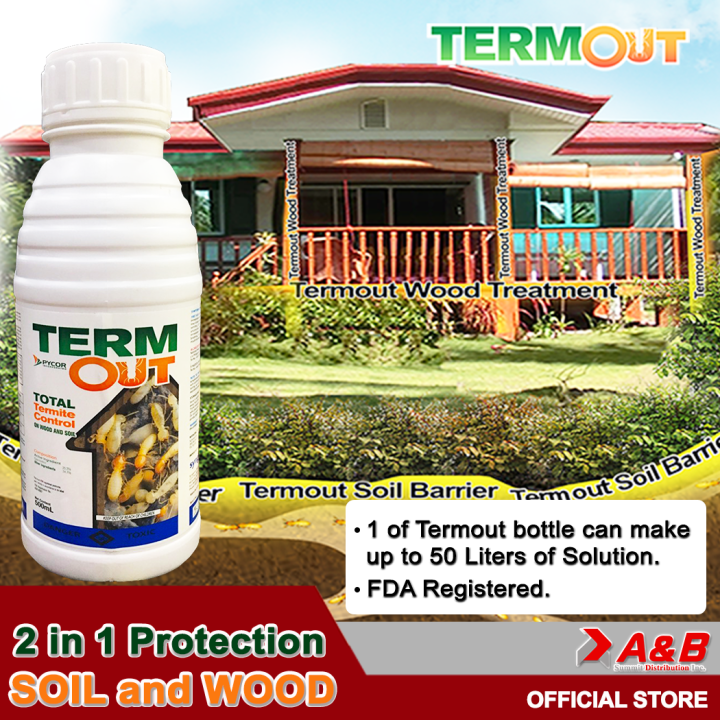 Termout Termiticide for wood and soil termite control solution ...