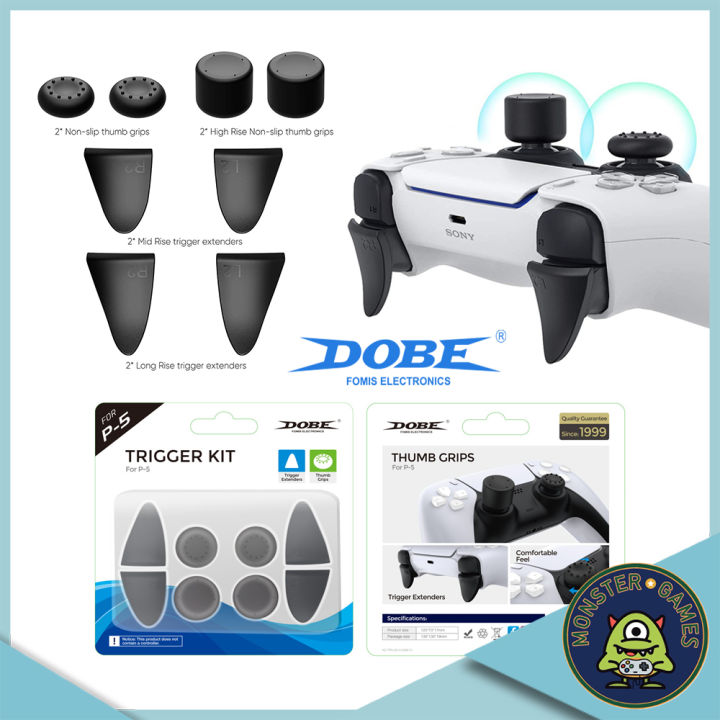 Dobe Trigger Kit for PS5 Controller (TP5-0513)(ปุ่มจอย ps5)(ปุ่มคอนโทรลเลอร์)(ปุ่มเสริมจอย ps5 ...