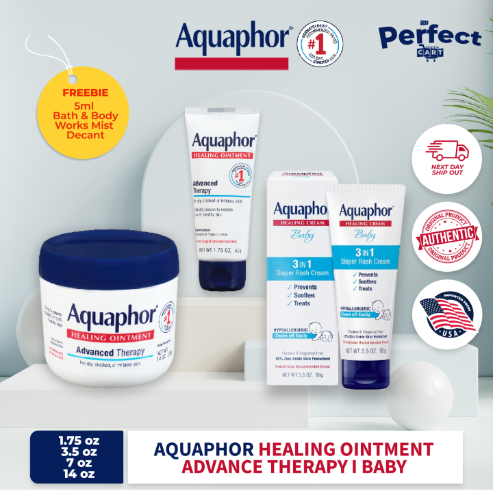Aquaphor Healing Ointment Advanced Therapy 1.75 / 7 oz / 14 oz | Lazada PH