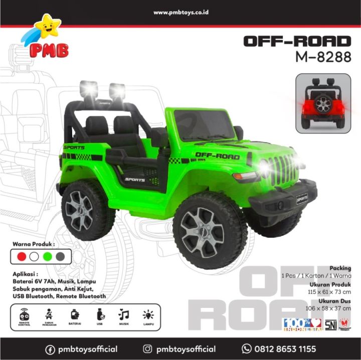 PMB Mobil Aki Off-Road M8288 | Lazada Indonesia