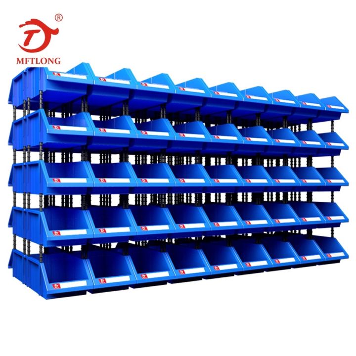 LJ8.14 MFTLONG-X Series Plastic stackable parts bin for warehouse Shelf ...