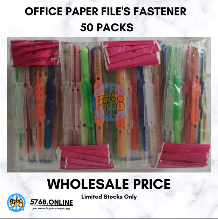 Sccor Plastic Fastener 50 Pouches (250 Individual Pieces) | Lazada PH