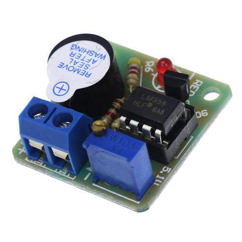 9V/12V Sound and Light Alarm Against Over-discharge Protection Board ...