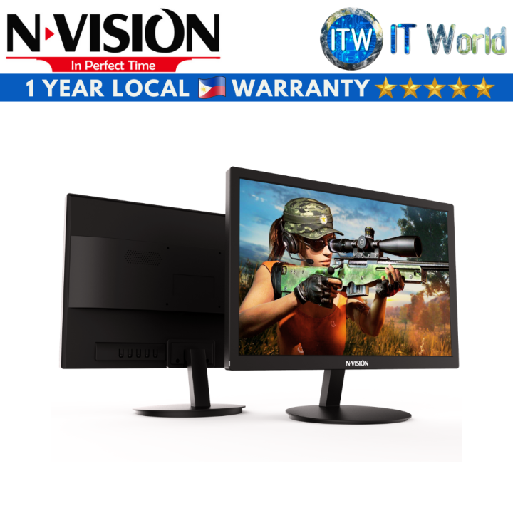 Nvision N185V8 18.5" (1366 x 768) / 60Hz / TN Panel / LED Monitor ...