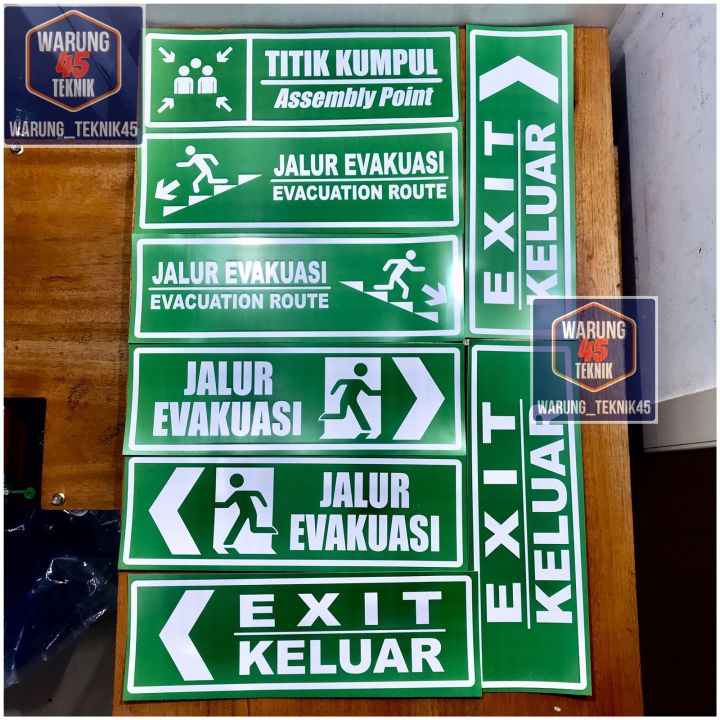 stiker sticker safety sign K3 Jalur | Lazada Indonesia