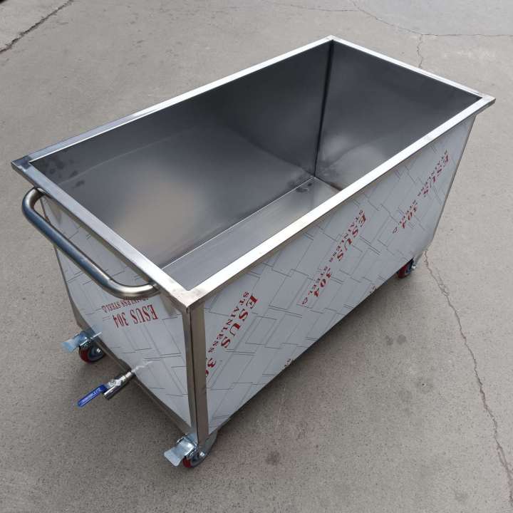 Stainless Steel Water Tank Commercial Square Aqua Storage Tank Mobile ...