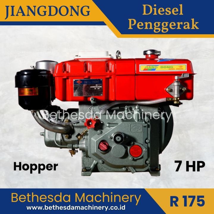 Jiangdong mesin diesel penggerak 7 HP Hopper R 175 | Lazada Indonesia