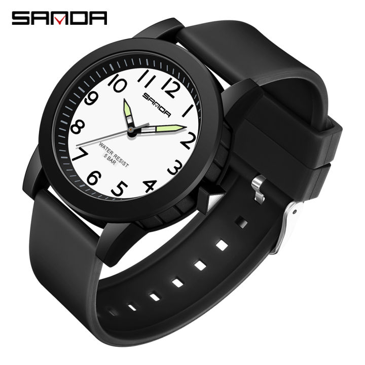 SANDA Top Brand Luxury Boy Girl Sports Fashion Watch Waterproof Quartz ...