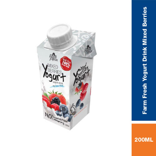 Farm Fresh Yogurt Drink 200ml Mixed Berries | Lazada