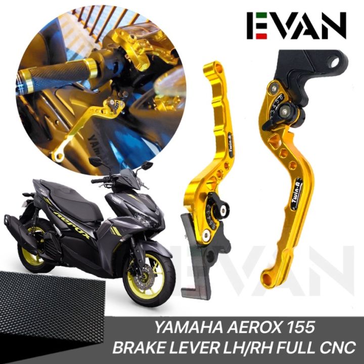EVAN.ph CNC Alloy BrakeLever For Aerox 155 V1/ MIO GRAVIS V1/RUSI RAPID ...