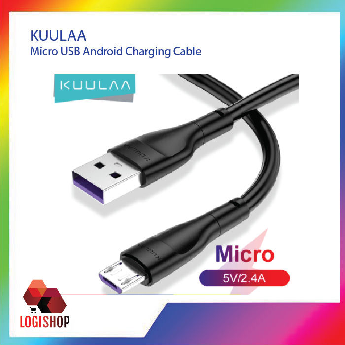 [LOGISHOP]KUULAA Micro USB Android Charging Cable | Lazada