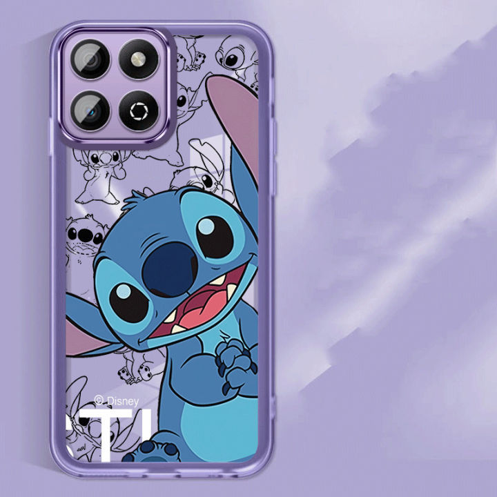 Honor 200 Smart honor X7C Cover Joyful Cute Stitch Flexible Rubber ...