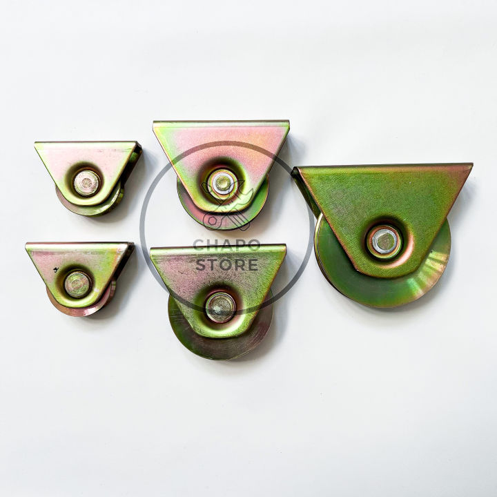 roda pintu pagar besi model U V 50 60 70 80 100mm roda pagar pintu ...