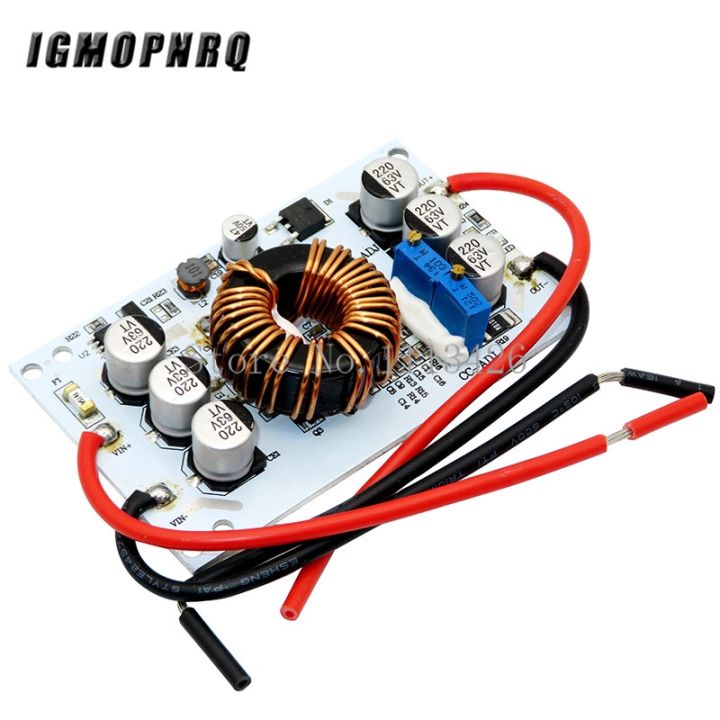 600W Aluminum Plate DC-DC Boost Converter Adjustable 10A Step Up Constant Current Power Supply ...