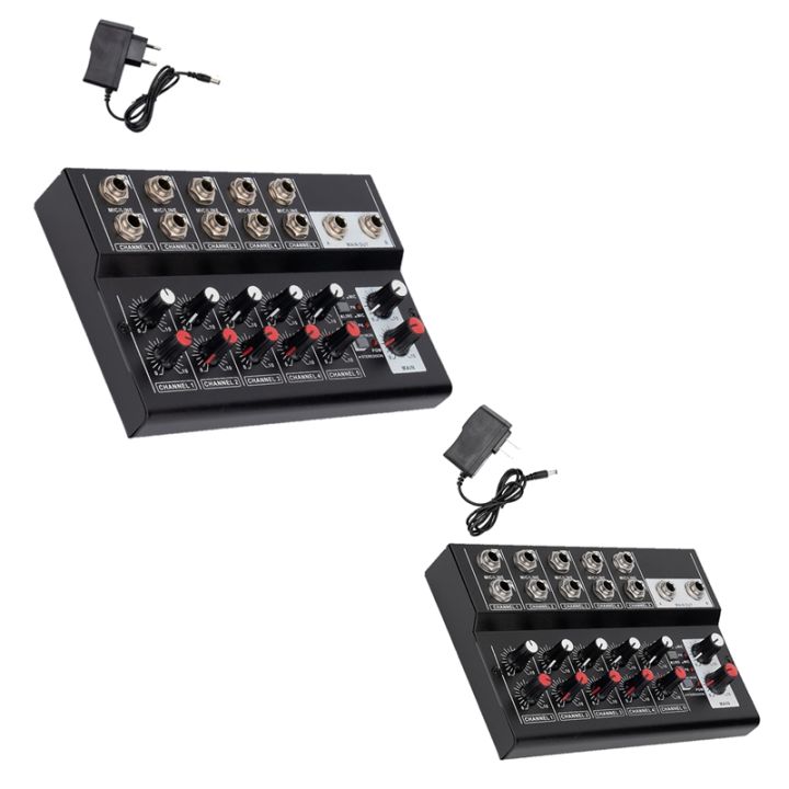 10 Channel Mixing Console Digital Audio Mixer for Recording DJ Live ...