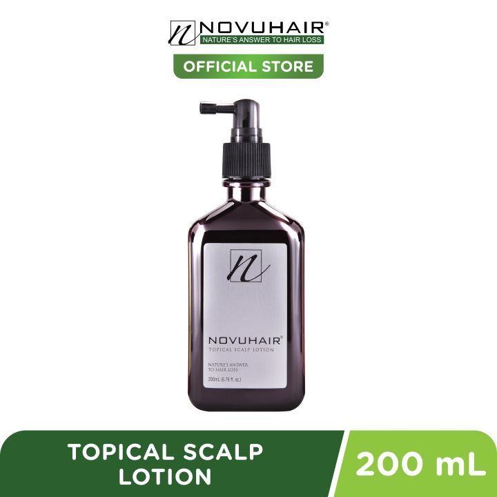 Novuhair Topical Scalp Lotion Anti-Hair Loss Hair Grower for Men and Women - 200ml January 2025 ...