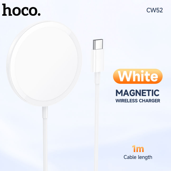 Hoco CW52 Original 100% 15W Magsafe Wireless Charger for iPhone Series ...