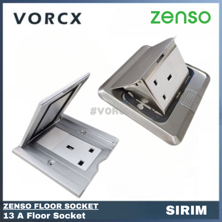 [SIRIM] Zenso 13A Floor Socket Pop Up Floor Socket | Lazada