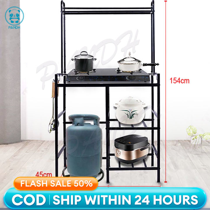 【FULL Metal】Gas Stove Stand Heavy Duty Kitchen Rack Gas Rack Stove Rack ...