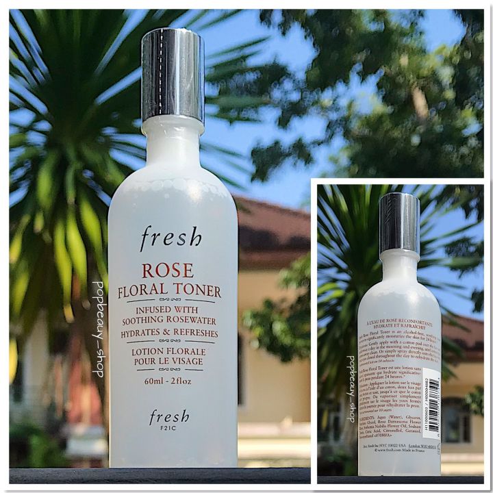 Fresh Rose Floral Toner Spray 60ml. เฟรช โทนเนอร์กุหลาบ | Lazada.co.th
