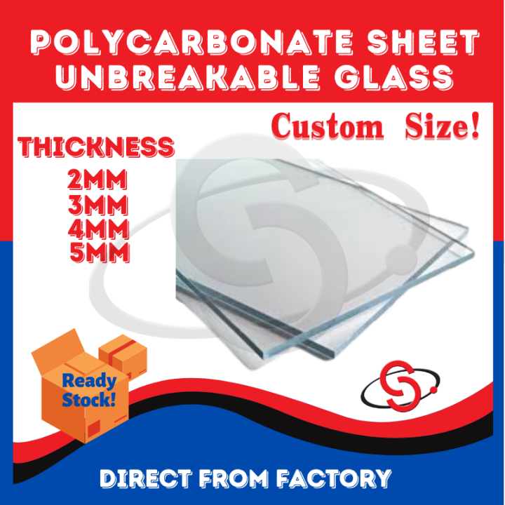 SCM Polycarbornate Unbreakable Glass Transparent PC Sheet Clear PC ...
