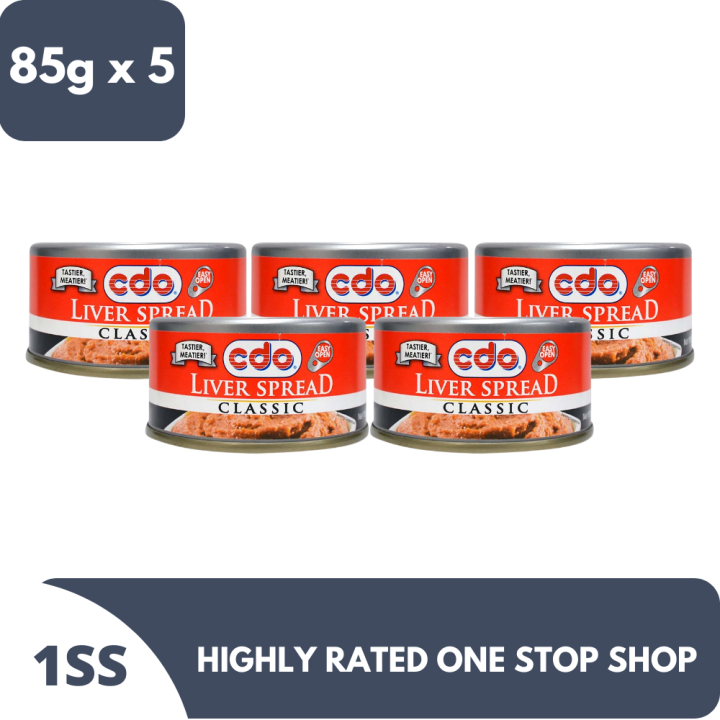 CDO Liver Spread 85g x 5 | Lazada PH