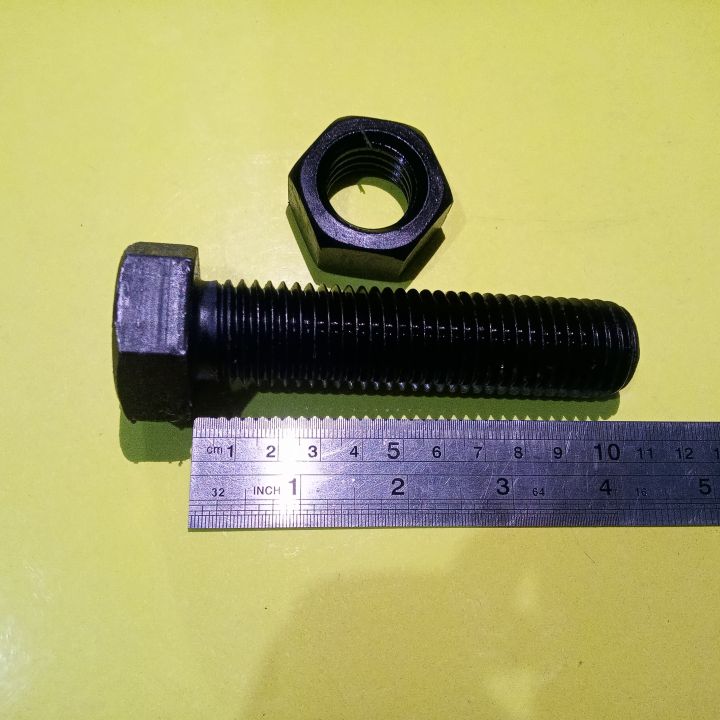 BAUT BAJA HTB 8.8 M24 X 100 FULL DRAT / BAUT 36 KUNCI 36 / BAUD FULL ...