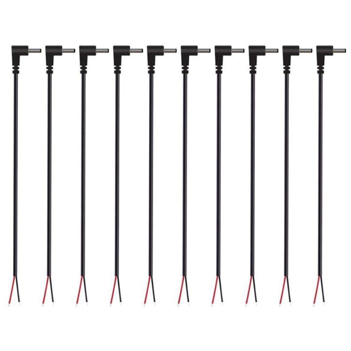 (10 Pack) Replacement 3.5mm x 1.35mm 90 Degree Right Angle DC Power ...