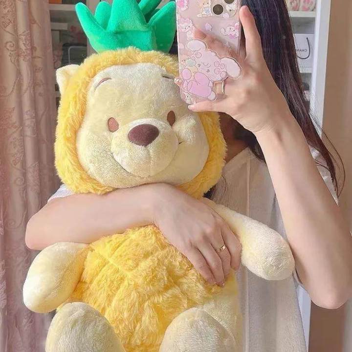 New Pineapple Winnie The Pooh Pupu Bear Plush Toy Kids Bag Plush Bag ...