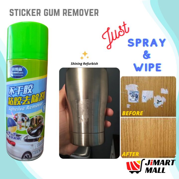 TUWEISEN Quick Label Sticker Gum Remover Kit Glue Tape Styrofoam ...