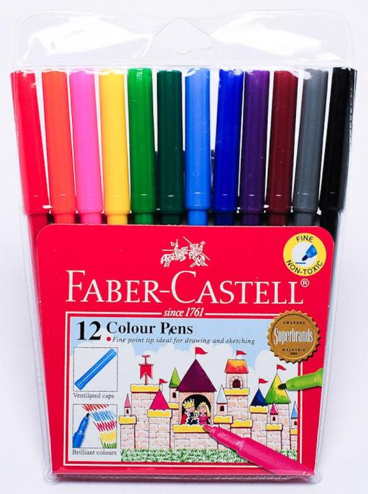 FABER-CASTELL MAGIC COLOR PEN 12'S | Lazada