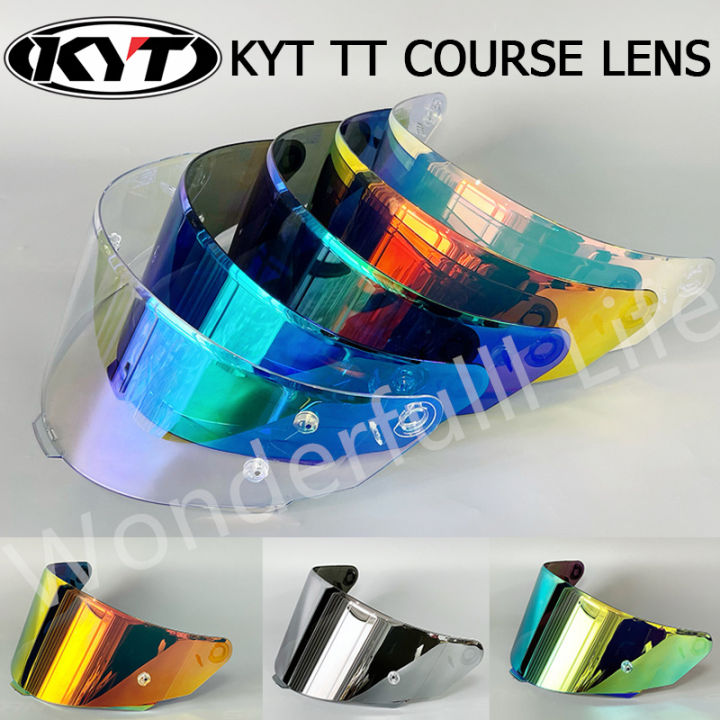 KYT TT Course Visor Lens Revo Lens FIt for KYT TT Course KYT Helmet ...
