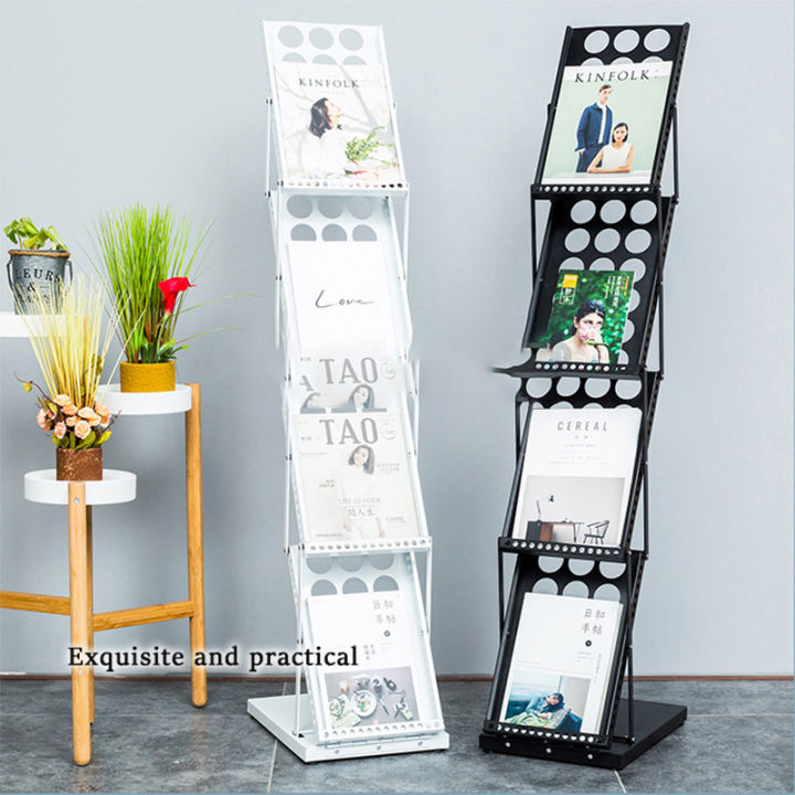 Foldable Magazine Display Rack Stand / Book Paper Brochure Leaflet ...