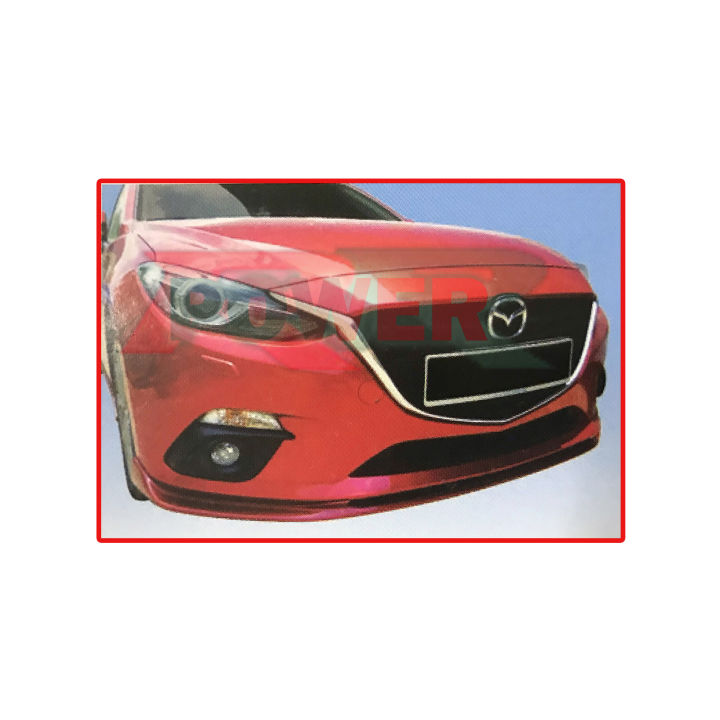 Mazda 3 Axela Third Generation (2014–2019) OEM Style Front Skirt ...